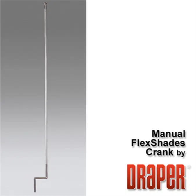 BIM objects - Free download! Crank FlexShade Window Shade | BIMobject