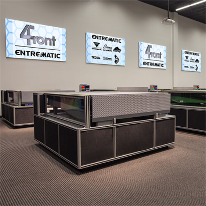 BIM objects - Free download! Edgeless Clarion Fixed Projection Screen ...