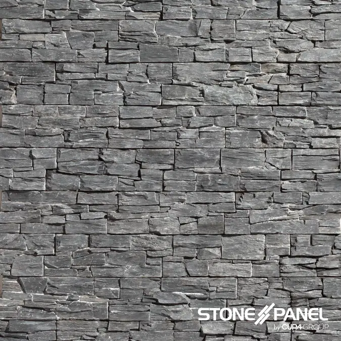 BIM objects - Free download! Wall Cladding Stonepanel® Black Slate | BIMobject