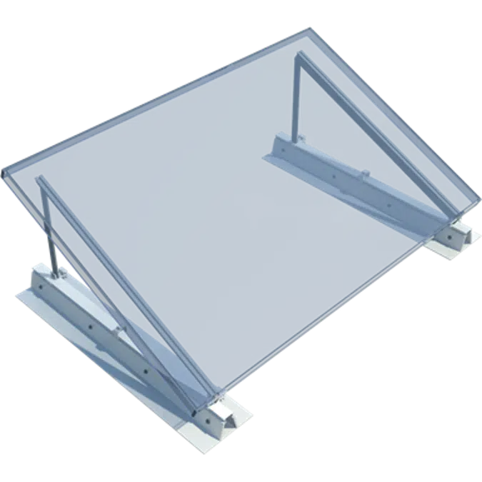 BIM objects - Free download! ROOF-SOLAR TILTED PVC - PV mounting system ...
