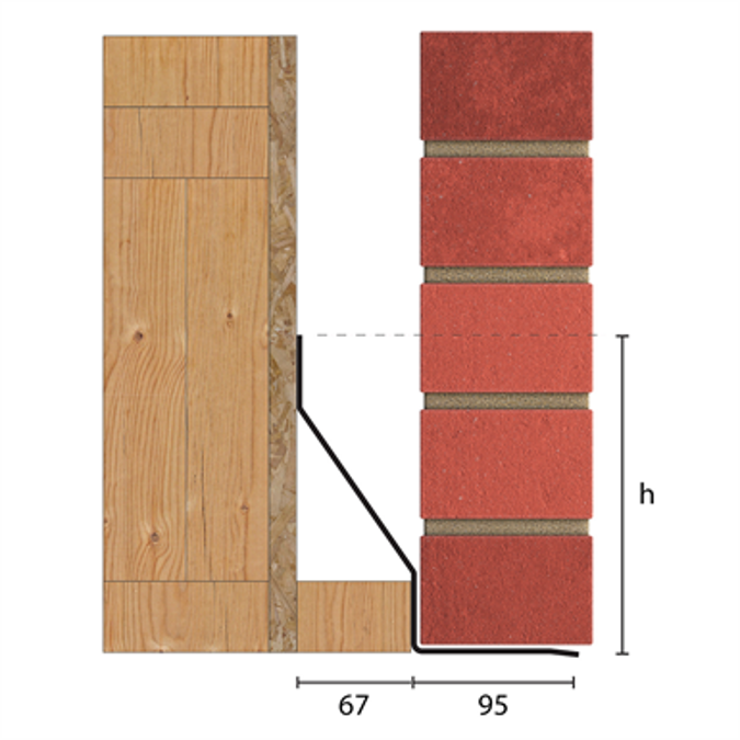 BIM objects - Free download! Catnic CTF - Timber Frame cavity wall ...