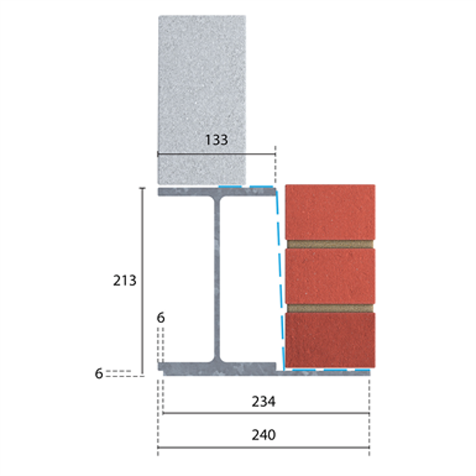 BIM objects - Free download! Catnic CXL - Cavity wall lintels | BIMobject