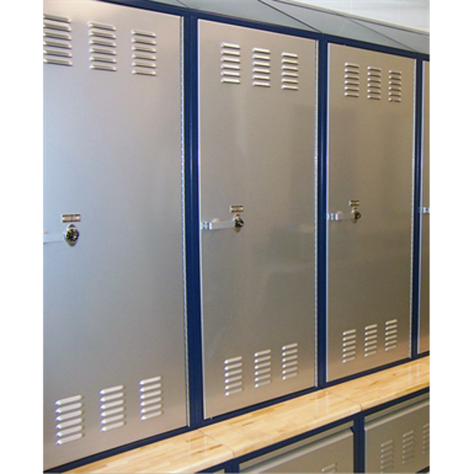BIM objects - Free download! First Responder Lockers - 1 Door - 73 ...