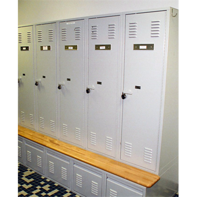 BIM objects - Free download! First Responder Lockers - 1 Door - 73 ...
