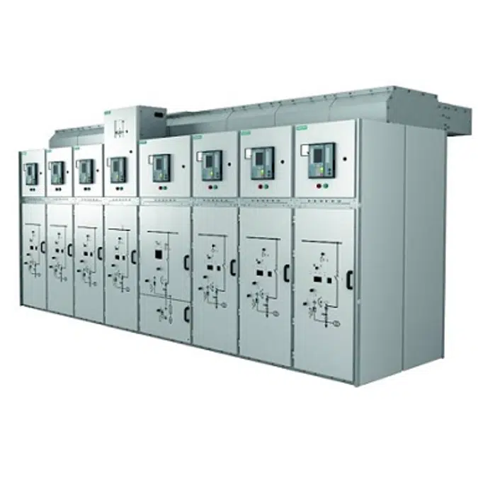 BIM objects - Free download! NXAIR 40kA MV switchgear air-insulated ...