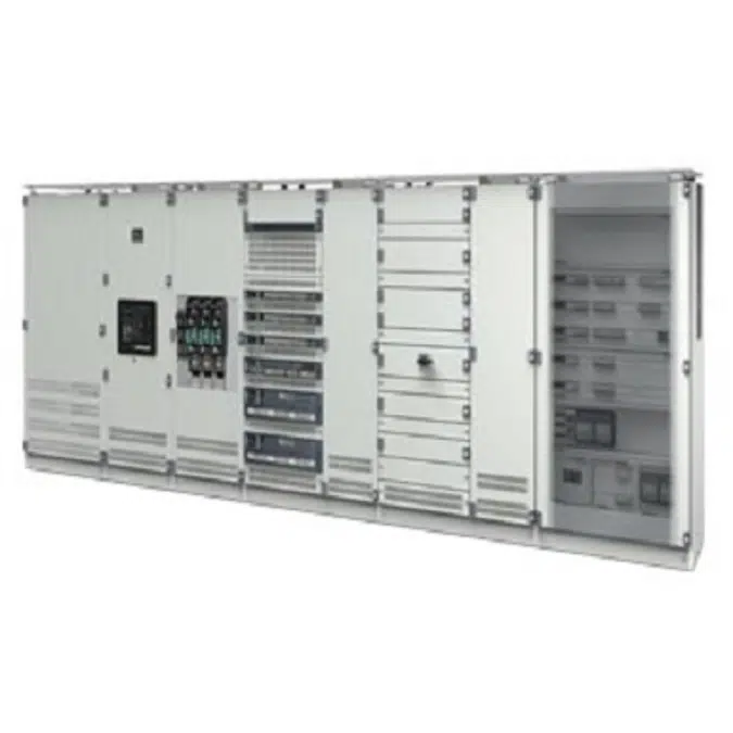 BIM objects - Free download! ALPHA 3200 LV switchboard - Single front - Complete set | BIMobject