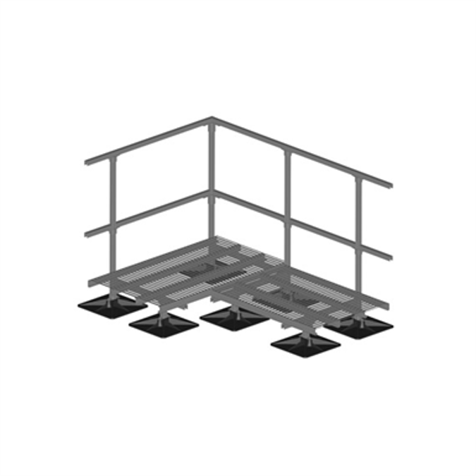 BIM objects - Free download! Roof Walkway System | BIMobject