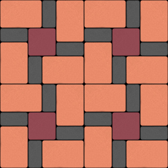 BIM objects - Free download! SCG Paving block COBBLE STONE | BIMobject