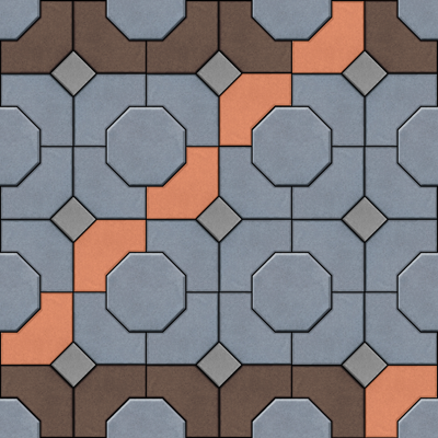 BIM objects - Free download! SCG Paving block HEXAGON BLOCK | BIMobject