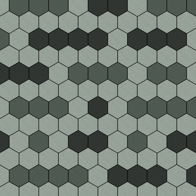 BIM objects - Free download! SCG Paving block HEXAGON BLOCK | BIMobject