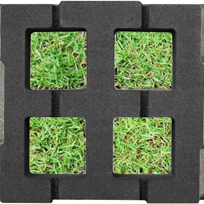 Objetos BIM - ¡Descarga gratis! SCG Paving block Square Turf | BIMobject