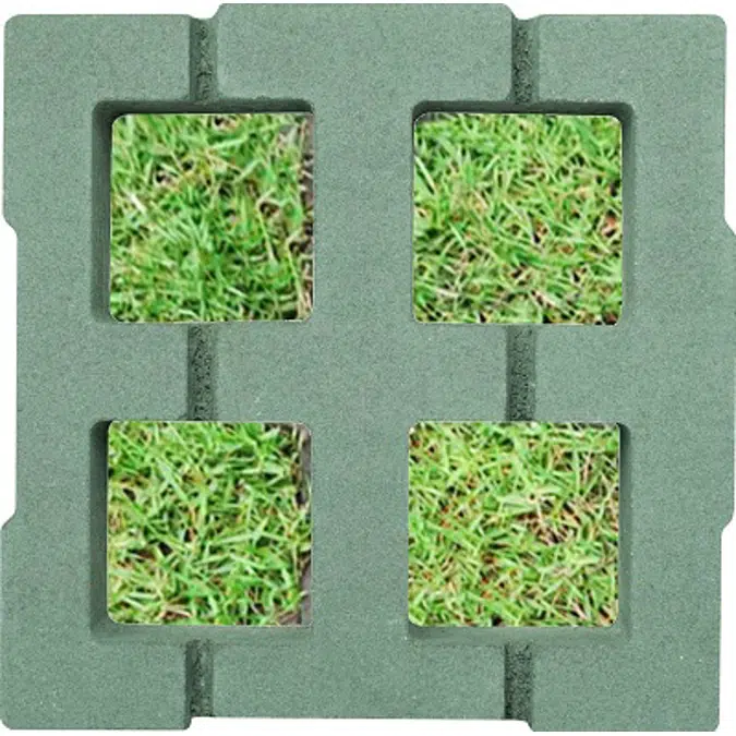 BIM objects - Free download! SCG Paving block Square Turf | BIMobject