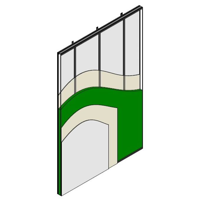 BIM objects - Free download! SCG Wall Systems Smart Wall PrivaZy S98 ...