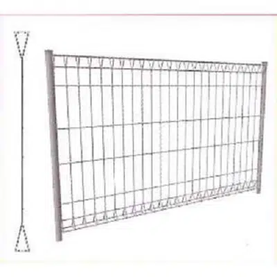 BIM objects - Free download! SCG Fence Brick Castle Rhom 20x20x8 ...