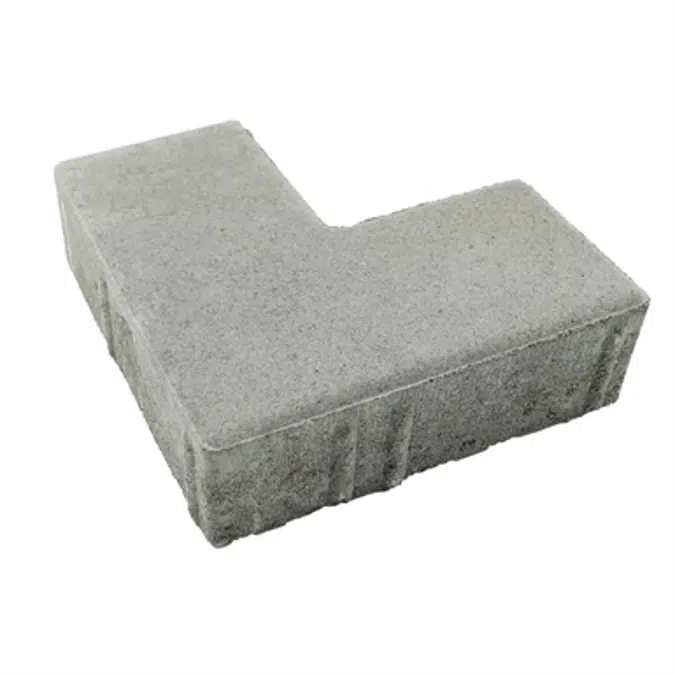 BIM objects - Free download! Paving Block L Shape Grey | BIMobject