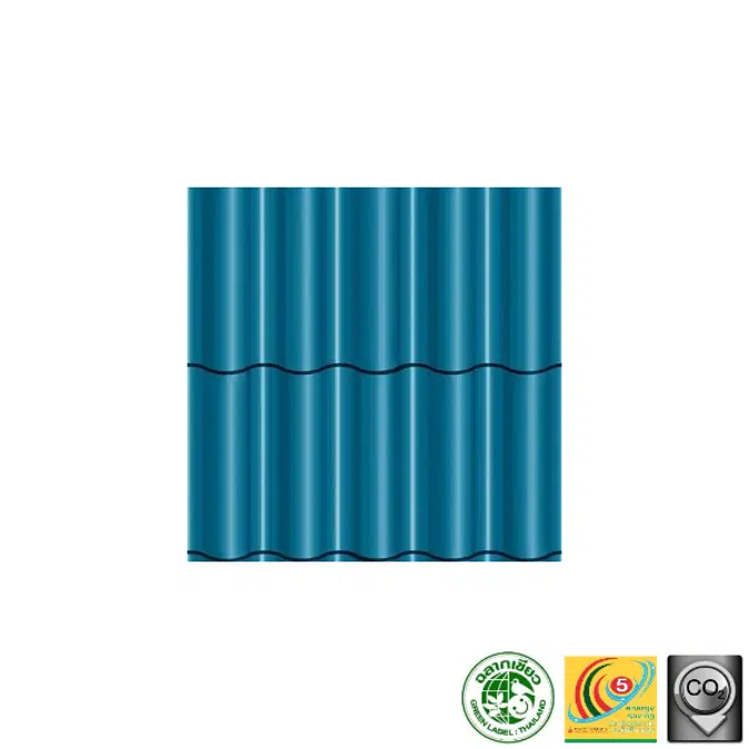 BIM objects - Free download! SCG Fiber Cement Roof Tile Prima | BIMobject