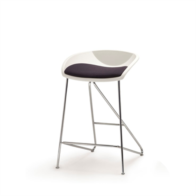 BIM objects - Free download! Popcorn Barstool | BIMobject