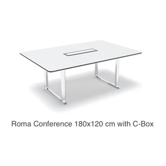BIM objects - Free download! Rome Conference Table | BIMobject