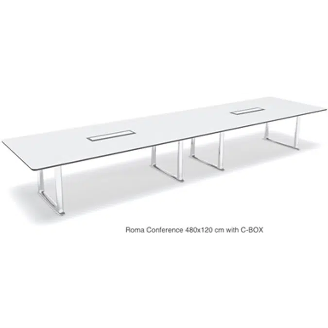BIM objects - Free download! Rome Conference Table | BIMobject