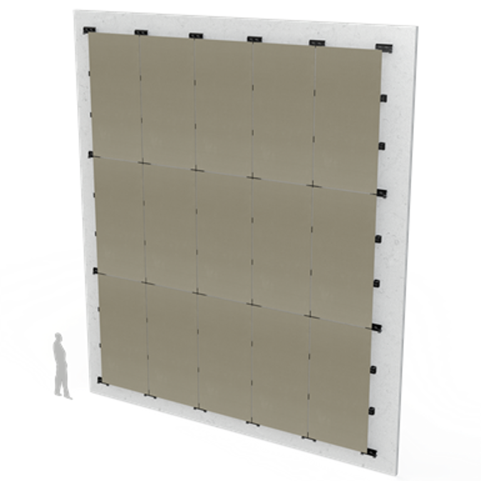 BIM objects - Free download! larcore®A2 specials Anodized Light Bronze ...