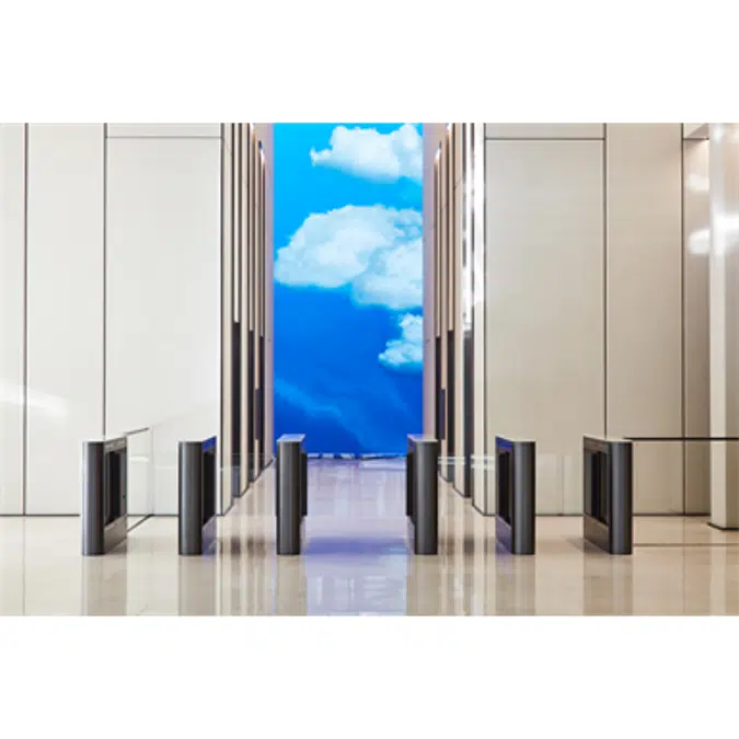 BIM objects - Free download! EasyGate SPD-G Speed Gate | BIMobject