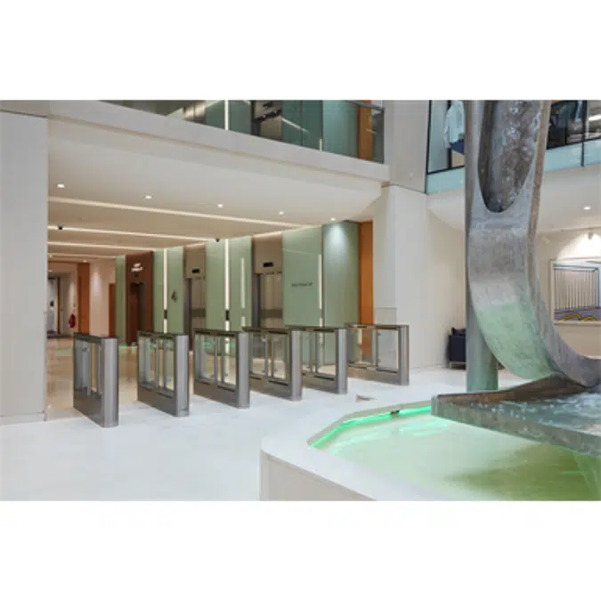 BIM objects - Free download! EasyGate SPD-G Speed Gate | BIMobject