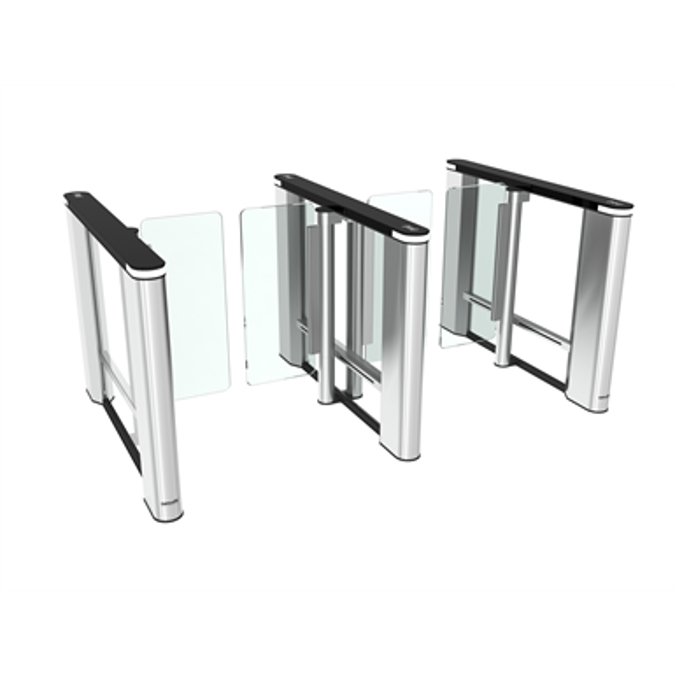 BIM objects - Free download! EasyGate Elite Speed Gate | BIMobject