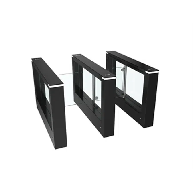 BIM objects - Free download! EasyGate SPD-R Speed Gate | BIMobject