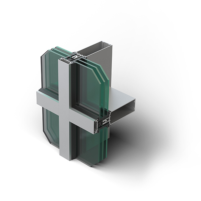 BIM objects - Free download! 1620UT/1620UT SSG Curtain Wall System ...