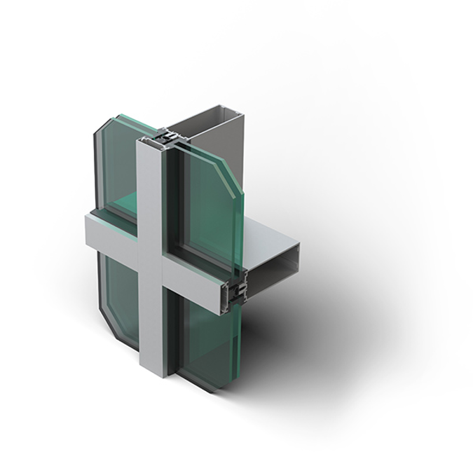 BIM objects - Free download! 1620UT/1620UT SSG Curtain Wall System ...