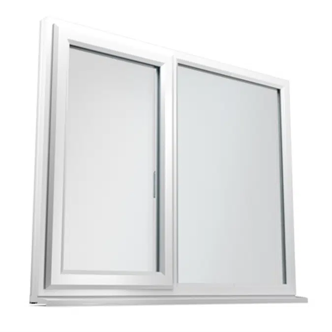 BIM objects - Free download! HALO System 1062 Side Hung next to Fixed ...