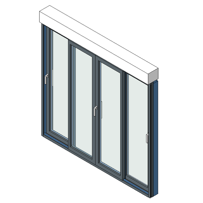 Bim Objects Free Download Sliding Windows 2 Rails 4 Leaves Bimobject