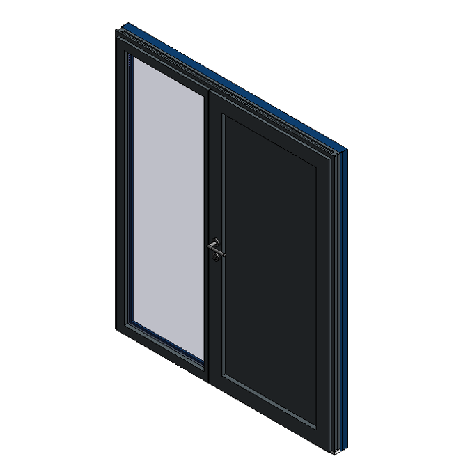 Objets BIM - Téléchargement gratuit ! Porte d'entrée tiercé gamme ...