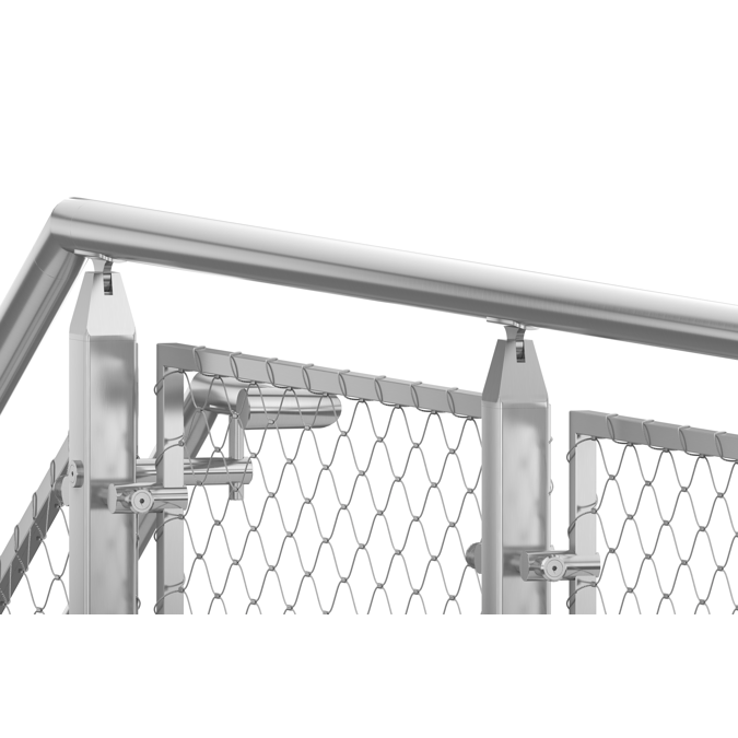 BIM objects - Free download! CUBE Stainless Steel CableNet Railing ...