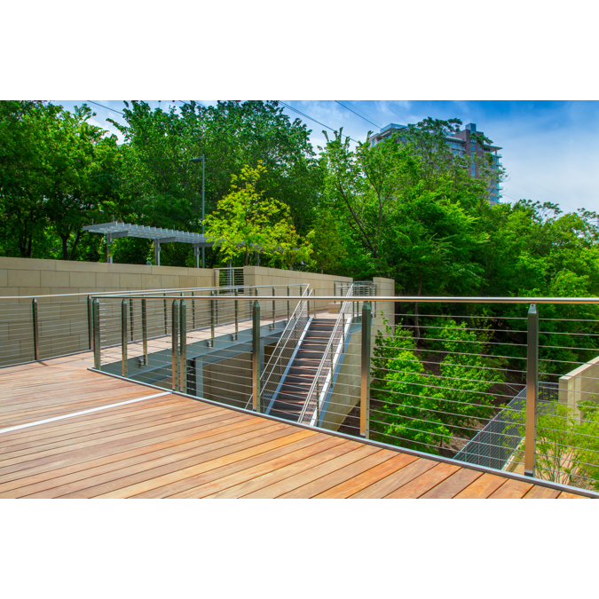 BIM objects - Free download! CUBE Stainless Steel Cable Railing System ...