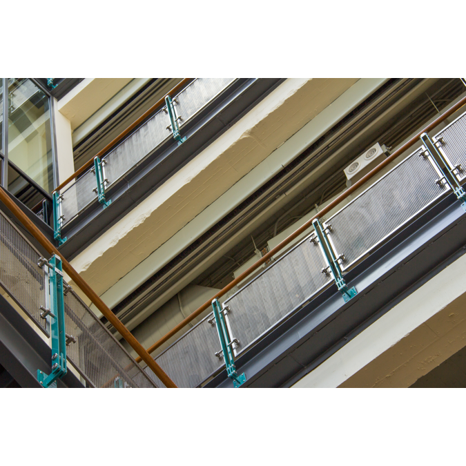 BIM objects - Free download! BLADE Stainless Steel Perf Metal Railing ...