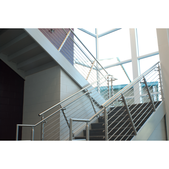 BIM objects - Free download! CIRCA Stainless Steel Multiline Railing ...