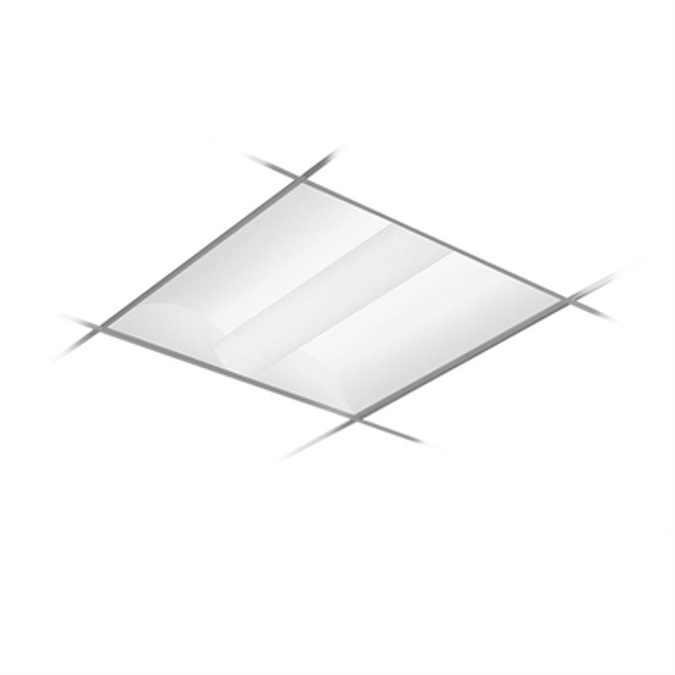 BIM objects - Free download! Arioso LED Ribbed Acrylic: 2x2 | BIMobject