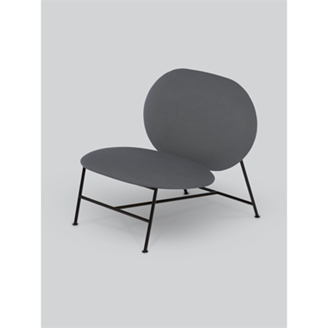 BIM objects - Free download! Oblong lounge chair | BIMobject