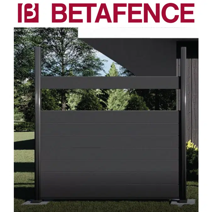 BIM objects - Free download! BETAFENCE HoriZen Prime + HoriZen Post ...
