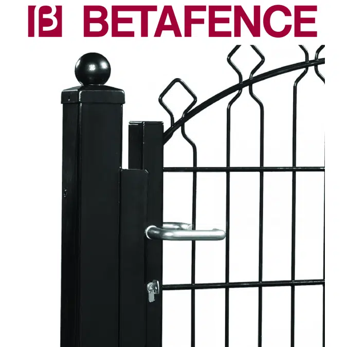 BIM objects - Free download! BETAFENCE Decofor single swing gate ...