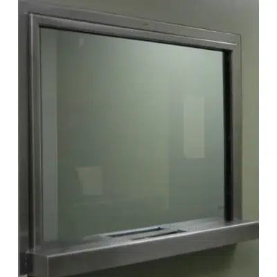 BIM objects - Free download! Model BFLTW Baffle Transaction Window ...