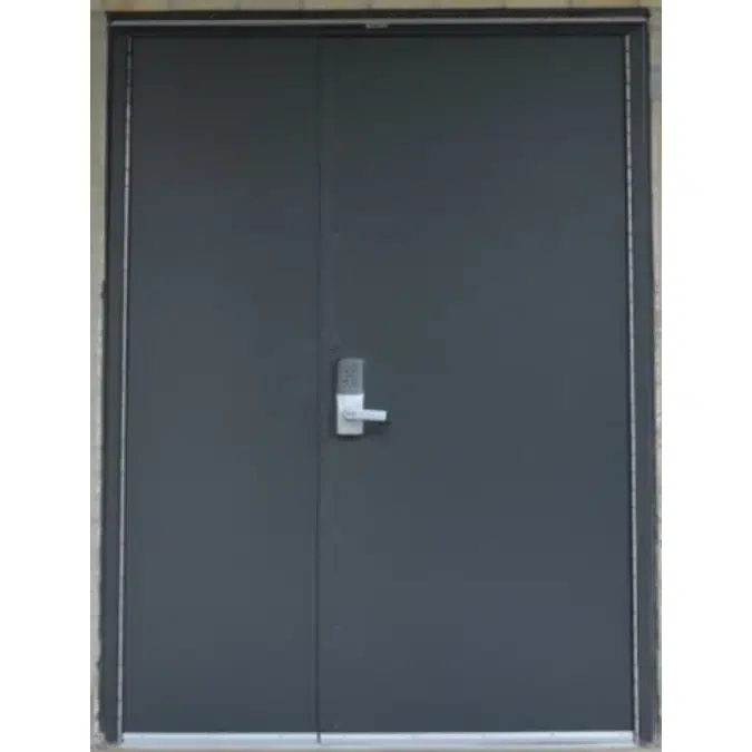 BIM objects - Free download! Model DL Bullet Resistant Fire Rated Door ...