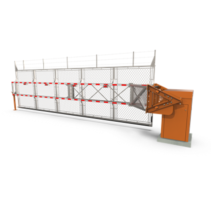 BIM objects - Free download! BLG77 High Security Barrier- USA/CAN ...