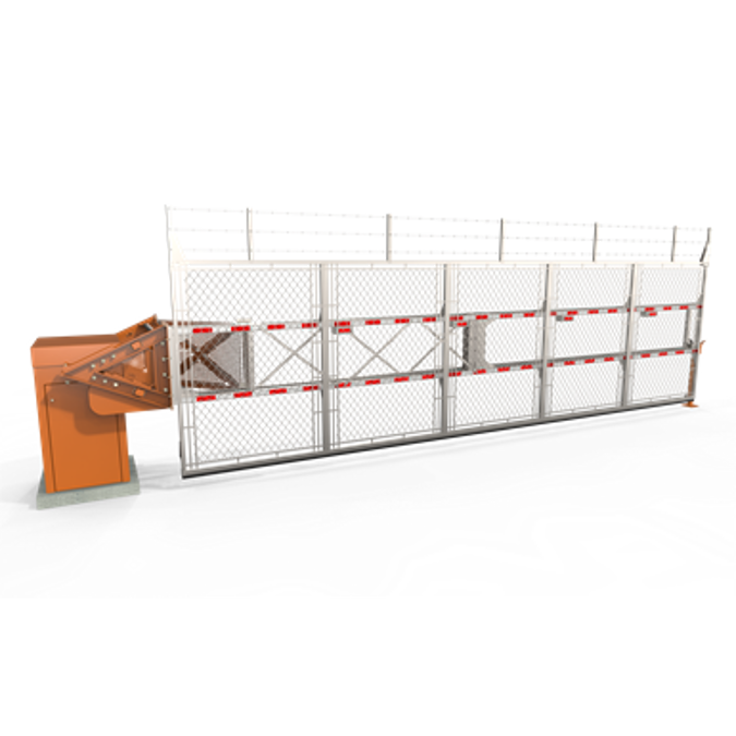 BIM objects - Free download! BLG77 High Security Barrier- USA/CAN ...