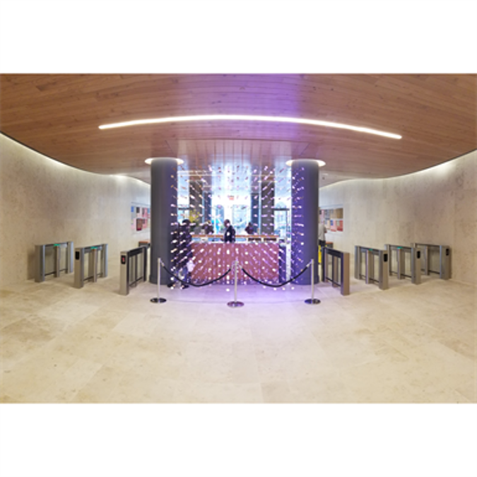 Objetos BIM - ¡Descarga gratis! SlimLane EP Access Control Speed Gate ...