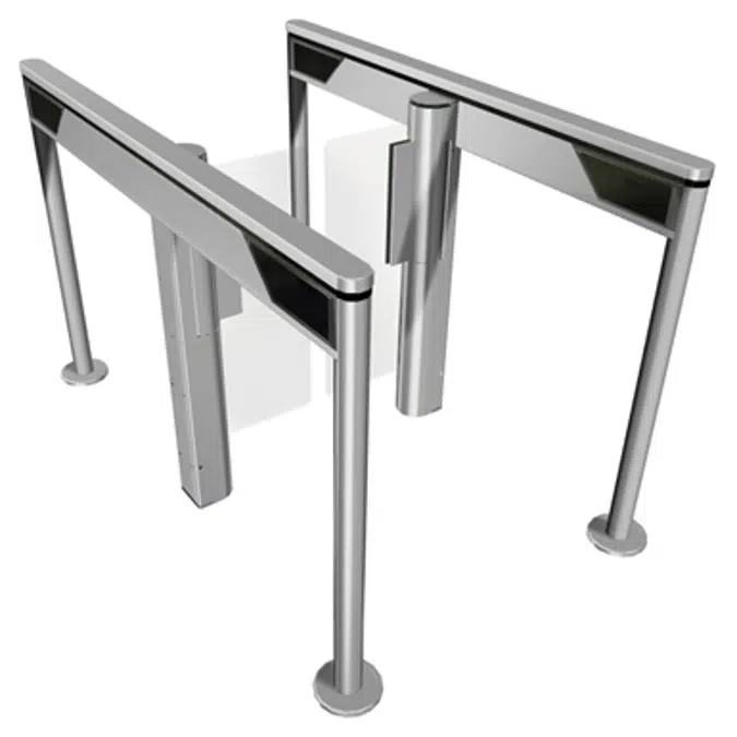BIM objects - Free download! SlimLane 940 SC 3 Lane Access Control ...