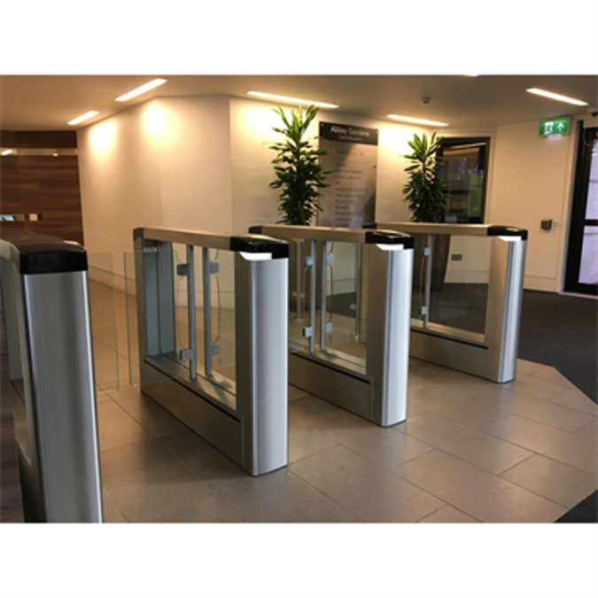 BIM objects - Free download! Firstlane 960 Security Speedlane 3 Lanes ...