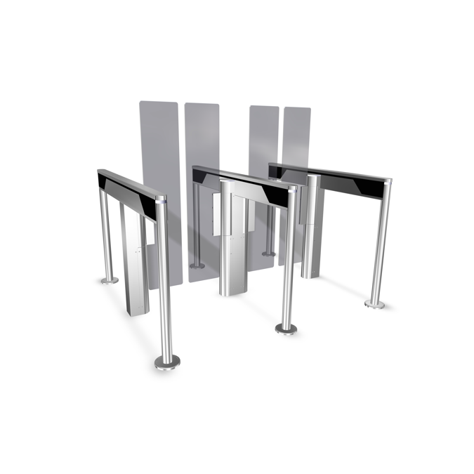 BIM objects - Free download! SlimLane 940 Security Door Access Control ...