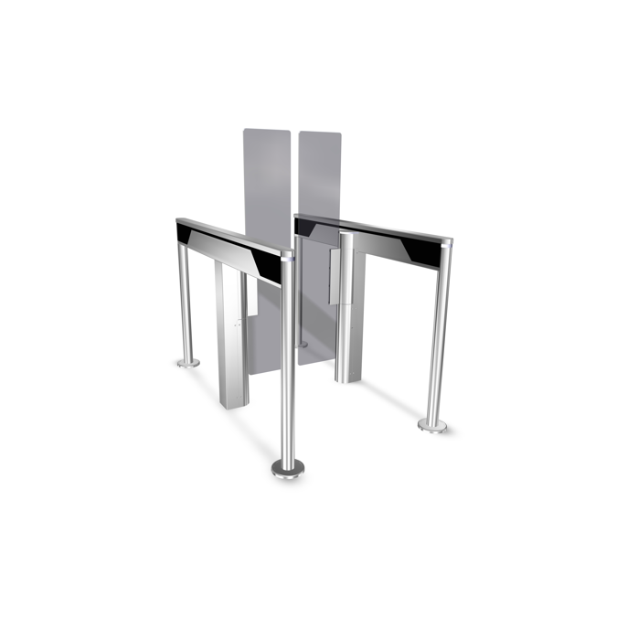 BIM objects - Free download! SlimLane 940 Security Door Access Control ...